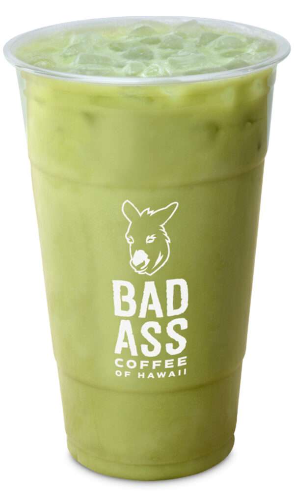 Matcha Latte Iced - Bad Ass Coffee of Hawaii
